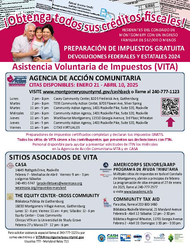 Montgomery County Volunteer Income Tax Assistance Program VITA