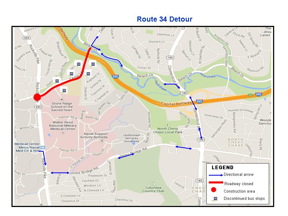 Route 34 Detour