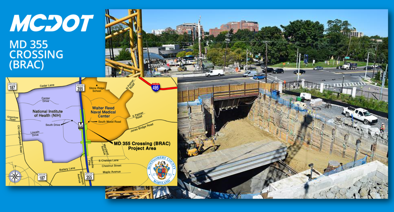 Update on MD 355 Crossing Project: Lane Closures Planned for September ...
