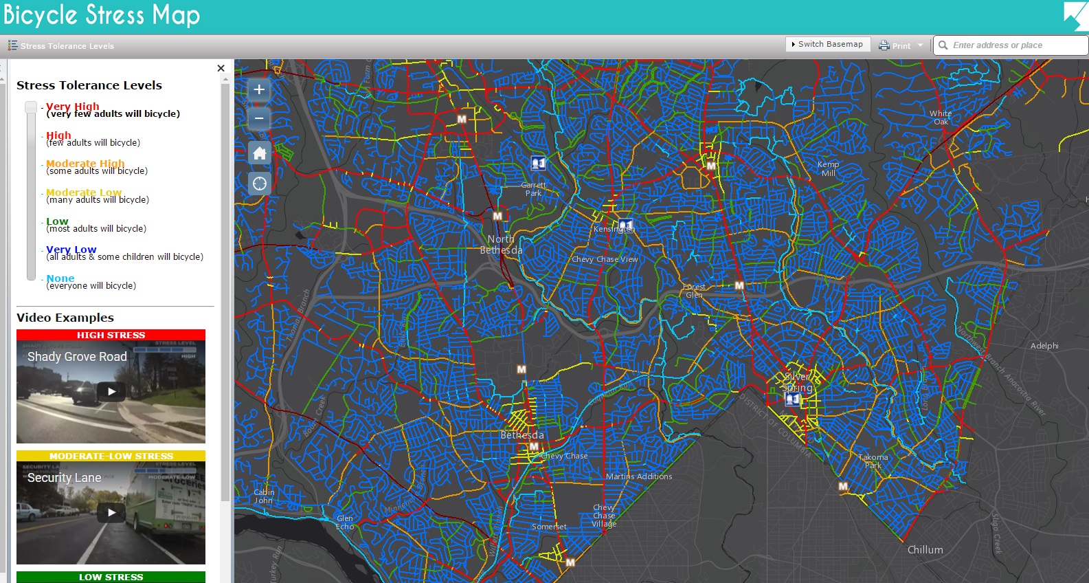 MCDOT Division of Transportation Engineering - Bikeways Links ...